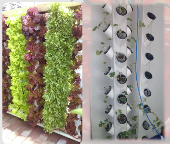 Water Mist Column Cultivation Vertical Stand Plastic Flower Tower ...