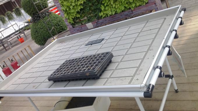 Custom Tables Grow Table Greenhouse Growing Tables Ebb And Flow Tray